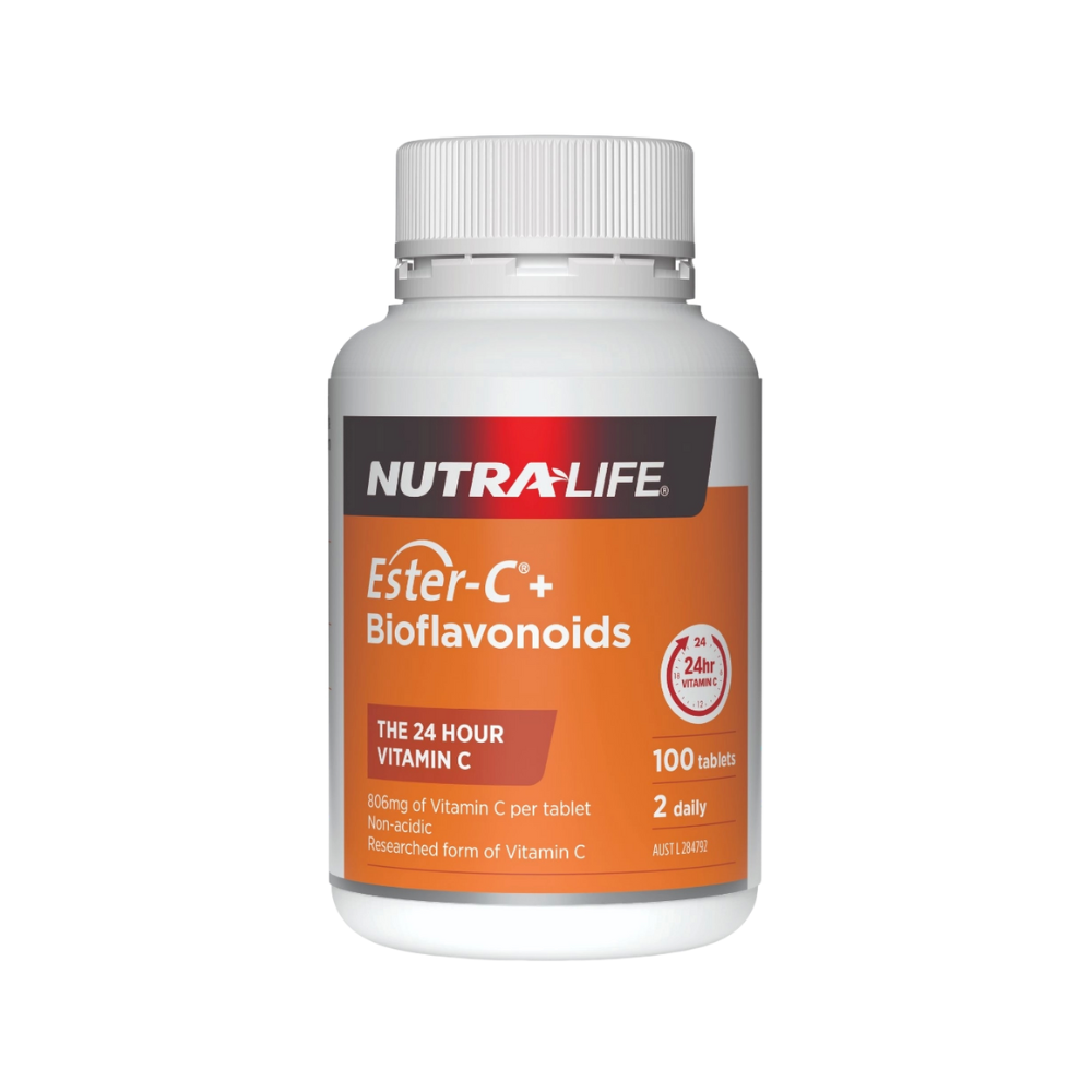 Nutra-Life Ester-C + Bioflavonoids 100 Tablets – Euro Classic