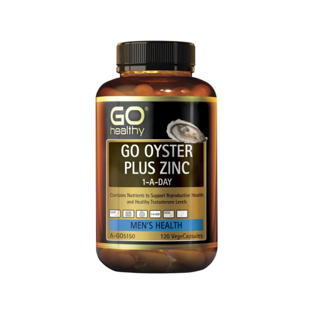 Go Healthy Oyster Plus Zinc 120 Vege Capsules – Euro Classic